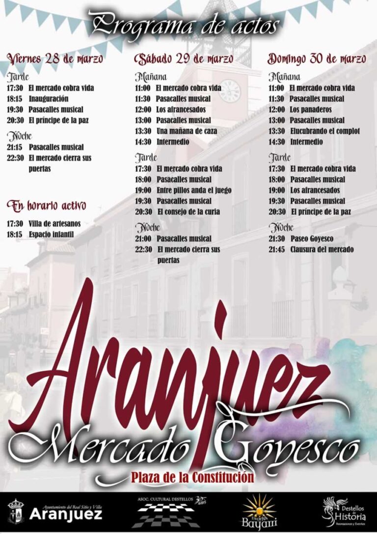 Mercado Goyesco de Aranjuez (Madrid) 2025